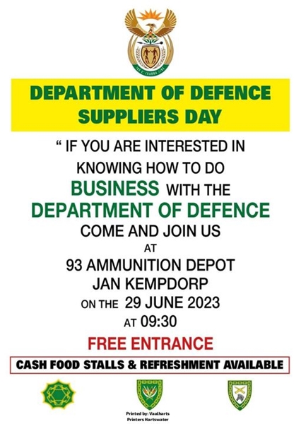 SANDF scouting for local business partners | OFM