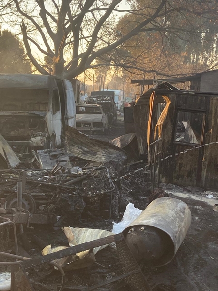 Bloemfontein se barmhartige samaritaan vra hulp ná brand | OFM