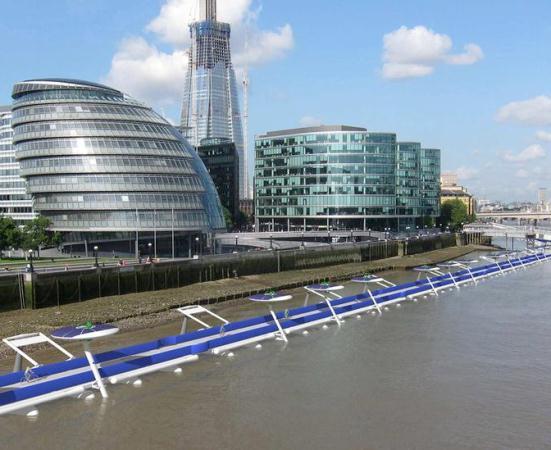 Excellent idea: £600m floating bike path on the Thames | OFM