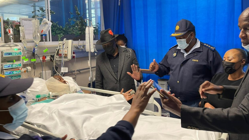 Cele visits injured police officer in hospital | OFM
