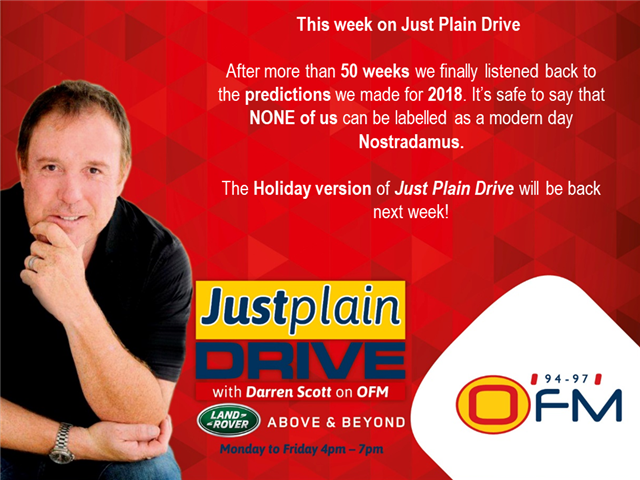 The Best Of Just Plain Drive 17 - 21 December 2018 | OFM