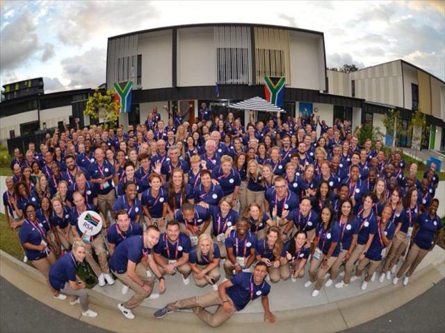 Hero's welcome to #GC2018 Team SA | OFM