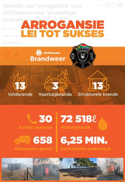 Eerste 100 dae: Volpunte vir Bloemfontein se privaat brandweerdiens | OFM