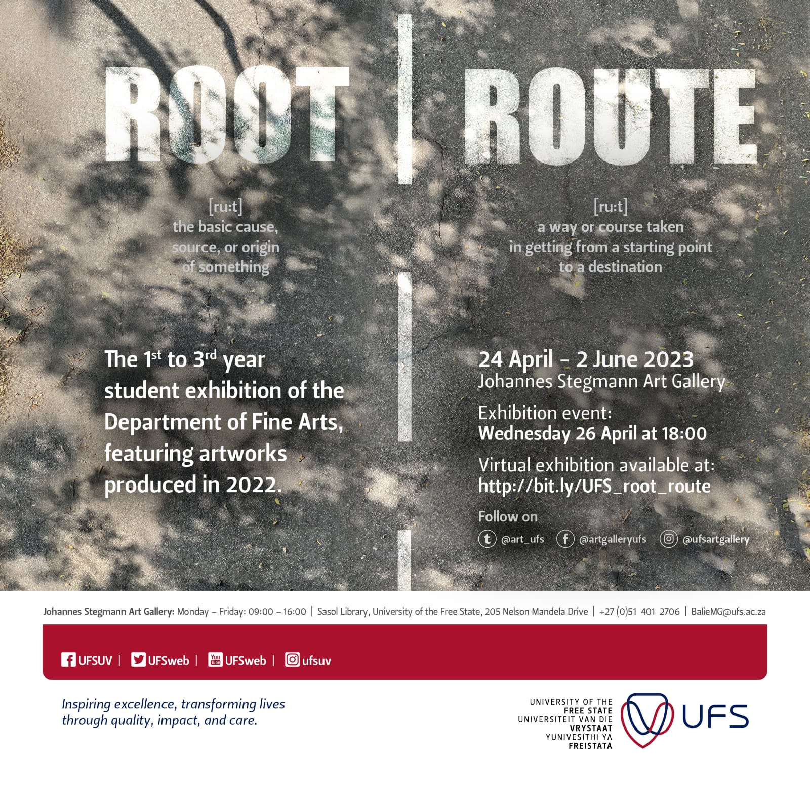 UFS students present art works during ROOT/ROUTE exhibition | OFM