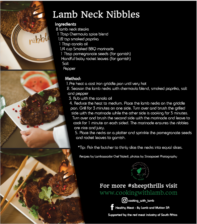 Lamb and Mutton SA - 'Cooking with Lamb': Lamb Neck Nibbles | OFM