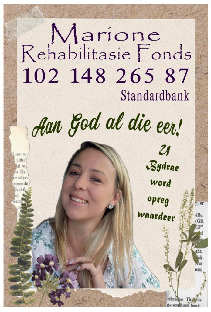 Hulp stroom in uit alle oorde vir erg beseerde Marioné | OFM