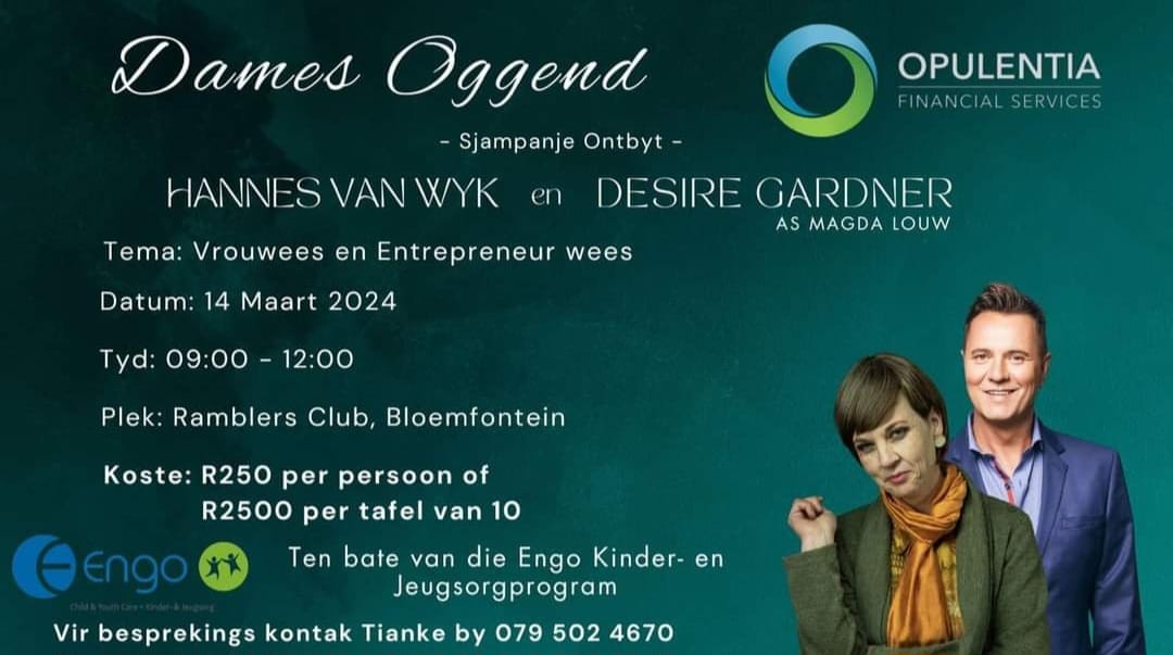 Hannes van Wyk praat op kleurryke vroueoggend in Bloemfontein | OFM