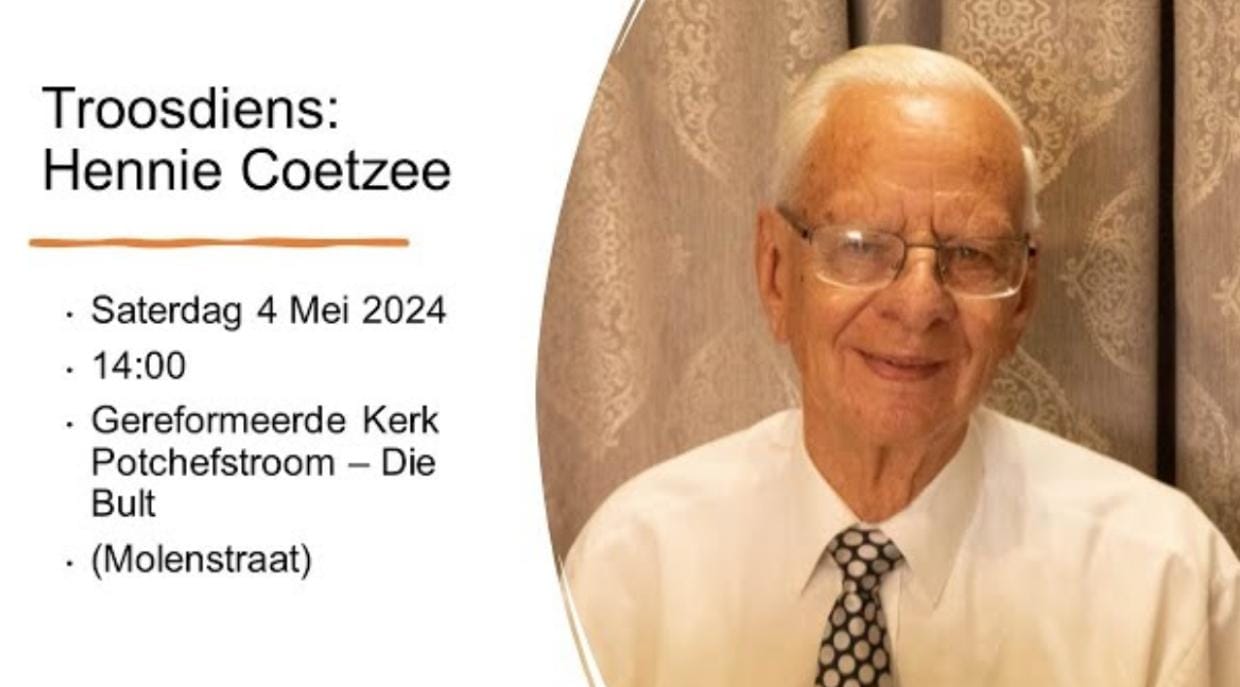 Musieklegende van Potchefstroom ‘verhuis na sy hemelse woning’ | OFM